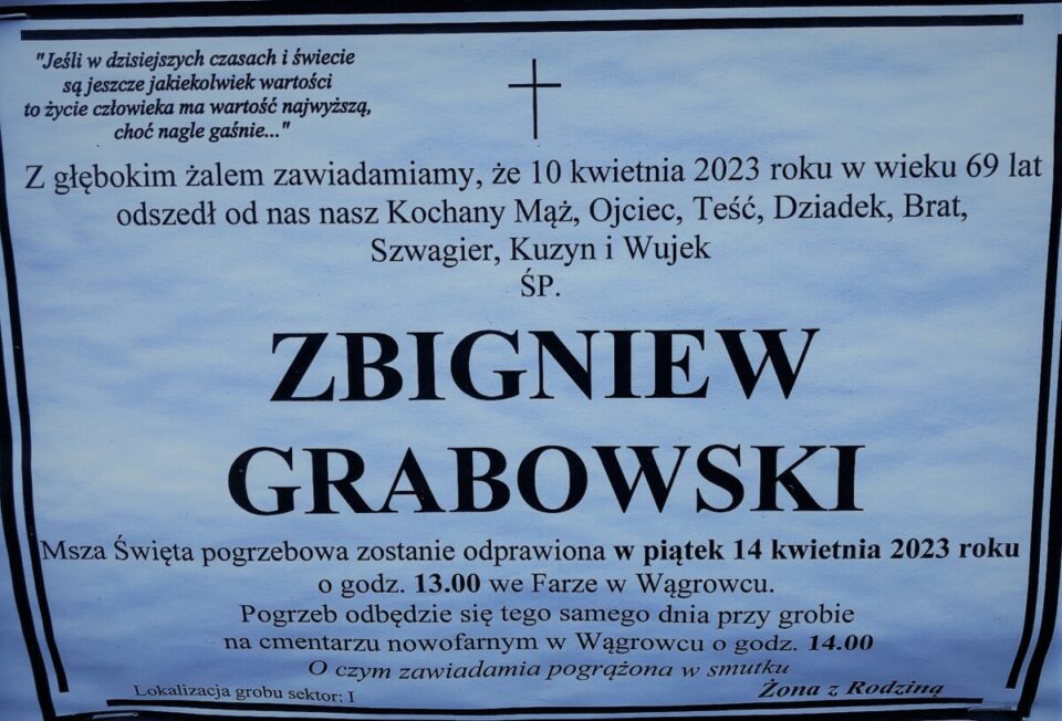 OSTATNIE POŻEGNANIE: Odeszli od nas Zbigniew Grabowski, Łucja Springer ...