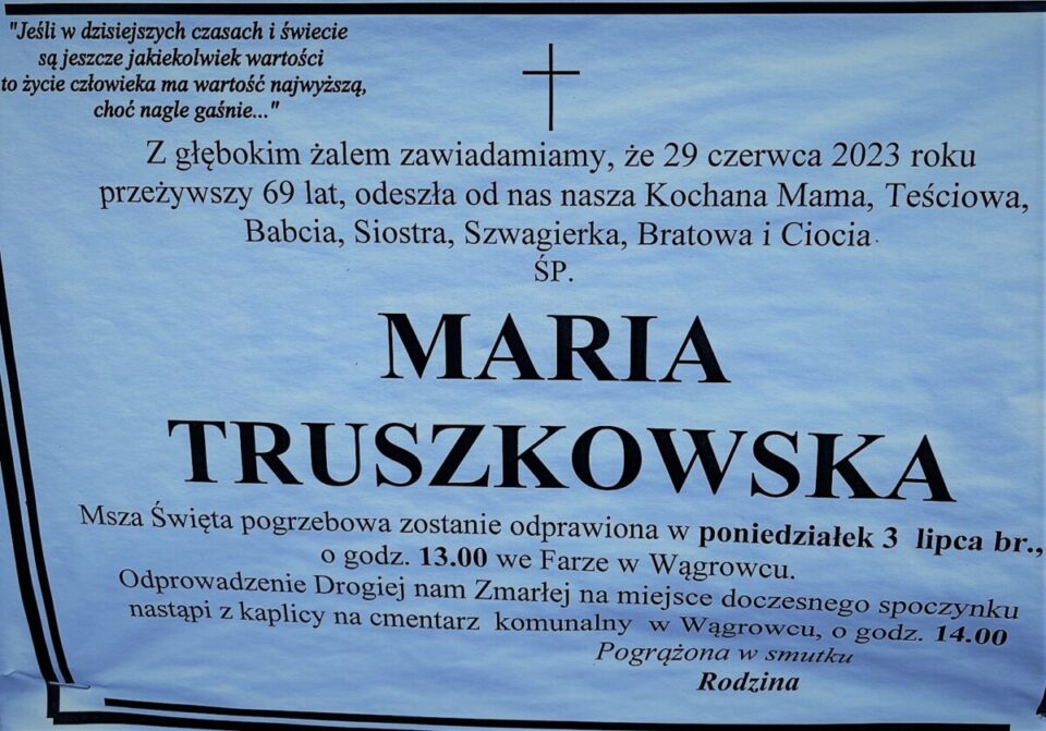 OSTATNIE POŻEGNANIE: Odeszli od nas Przemysław Majorczyk, Maria ...